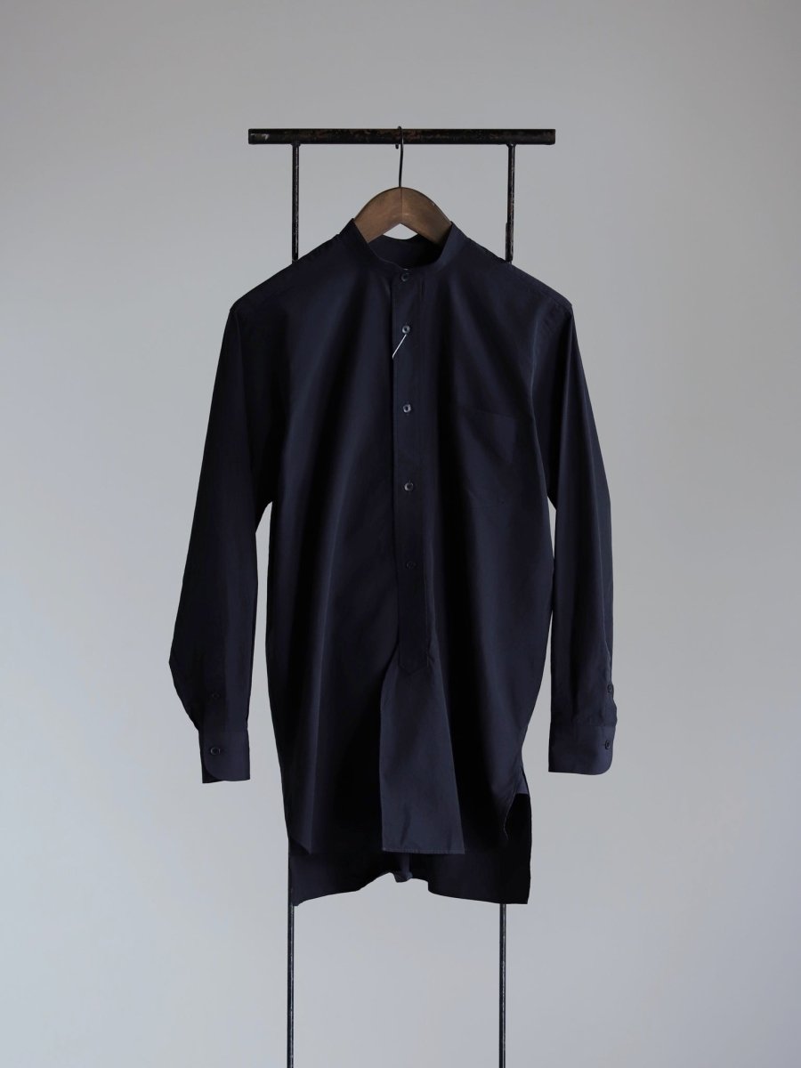 COMOLI 밴드 컬러 셔츠 NAVY | CASANOVA&CO